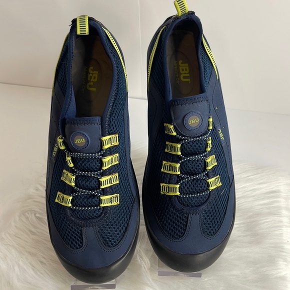 JBU | Shoes | Womens Jbu Tacoma Water Sneakers Navy Blue Netted Neon ...
